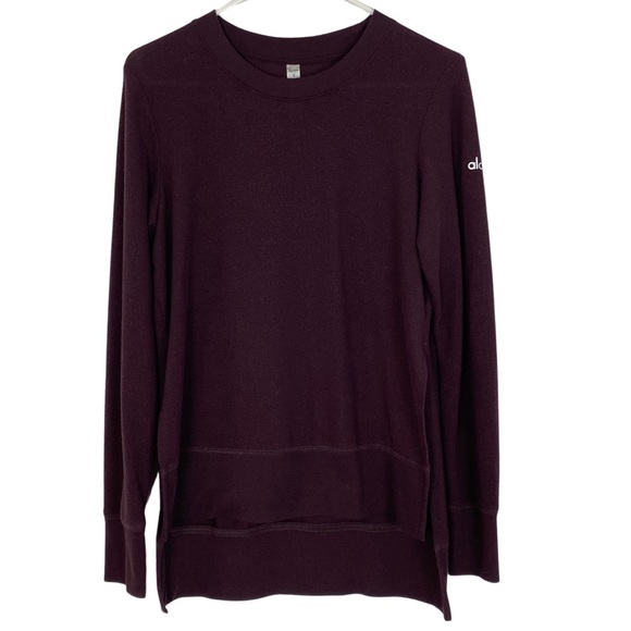 ALO Yoga | Tops | Alo Yoga Glimpse Long Sleeve Sweatshirt Womens Small ...